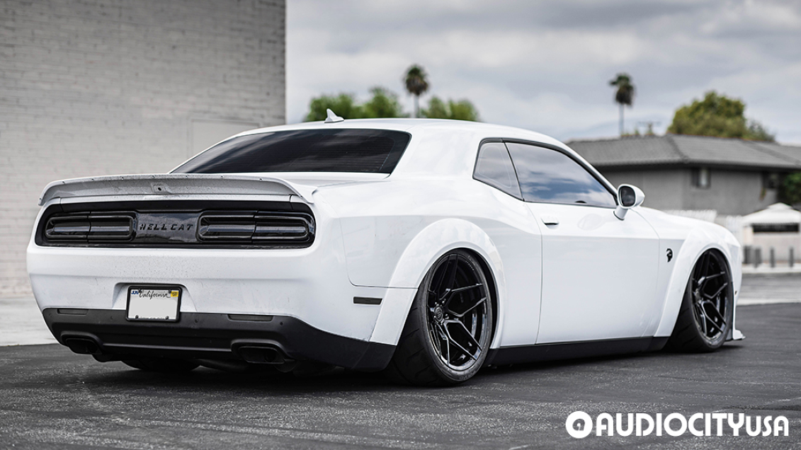 2018 Dodge Challenger SRT Widebody on 20" Rohana Wheels RFX11 Gloss ...