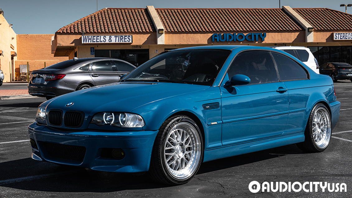 2004 BMW M3 on 19" ESR Wheels SR01 Hyper Silver | Gallery | AudioCityUSA