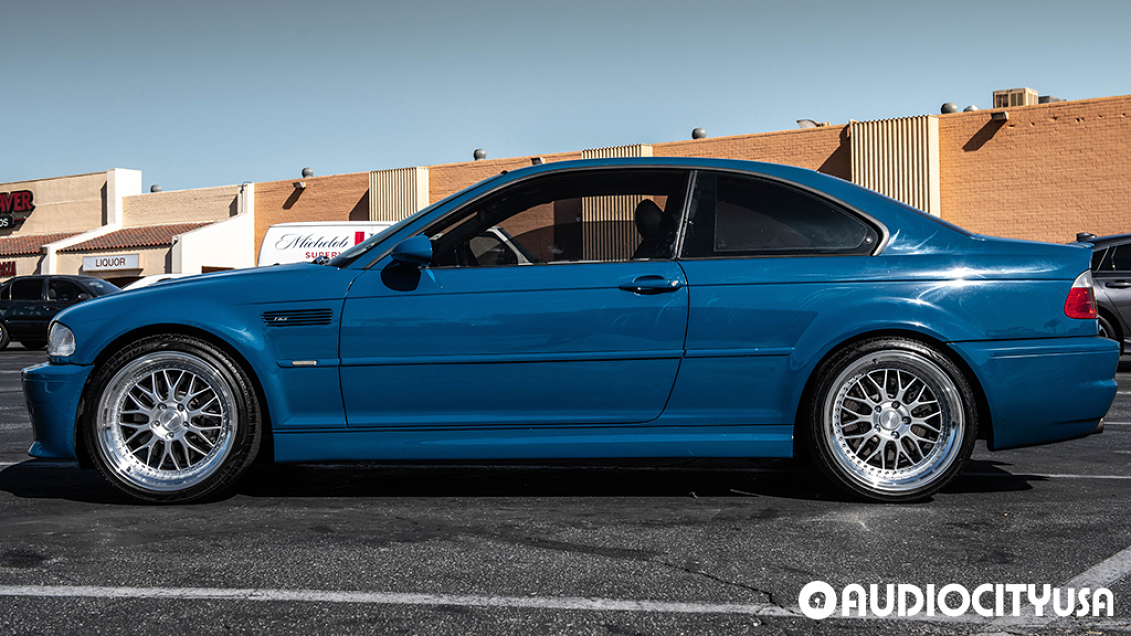 2004 BMW M3 on 19" ESR Wheels SR01 Hyper Silver | Gallery | AudioCityUSA