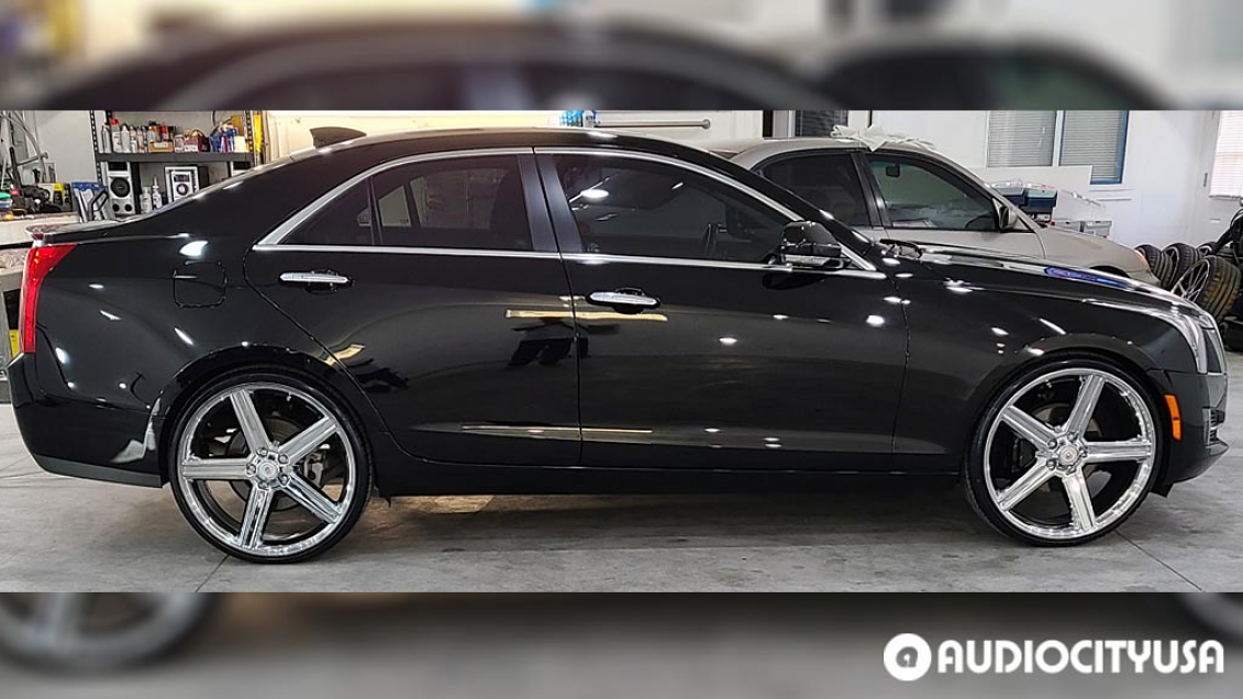 2016 Cadillac ATS-V on 22" IROC Wheels Replica Chrome | Gallery ...