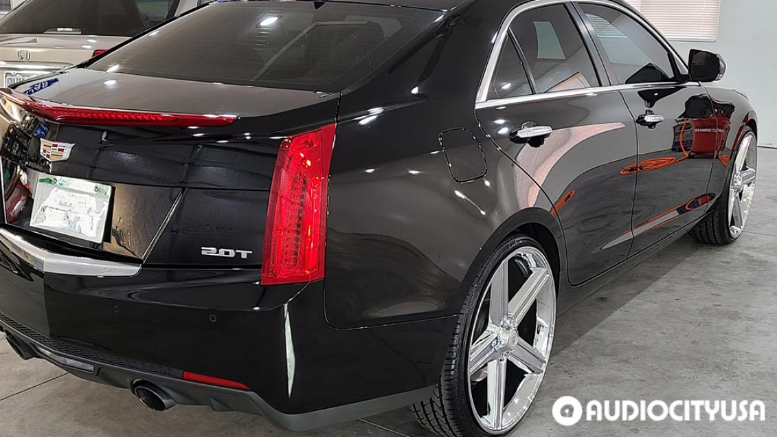 2016 Cadillac ATS-V on 22" IROC Wheels Replica Chrome | Gallery ...