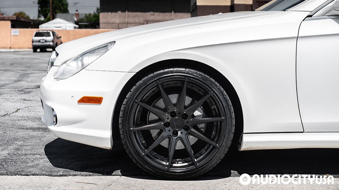 2008 Mercedes-Benz CLS-Class on 20" Verde Wheels V20 Insignia Satin ...