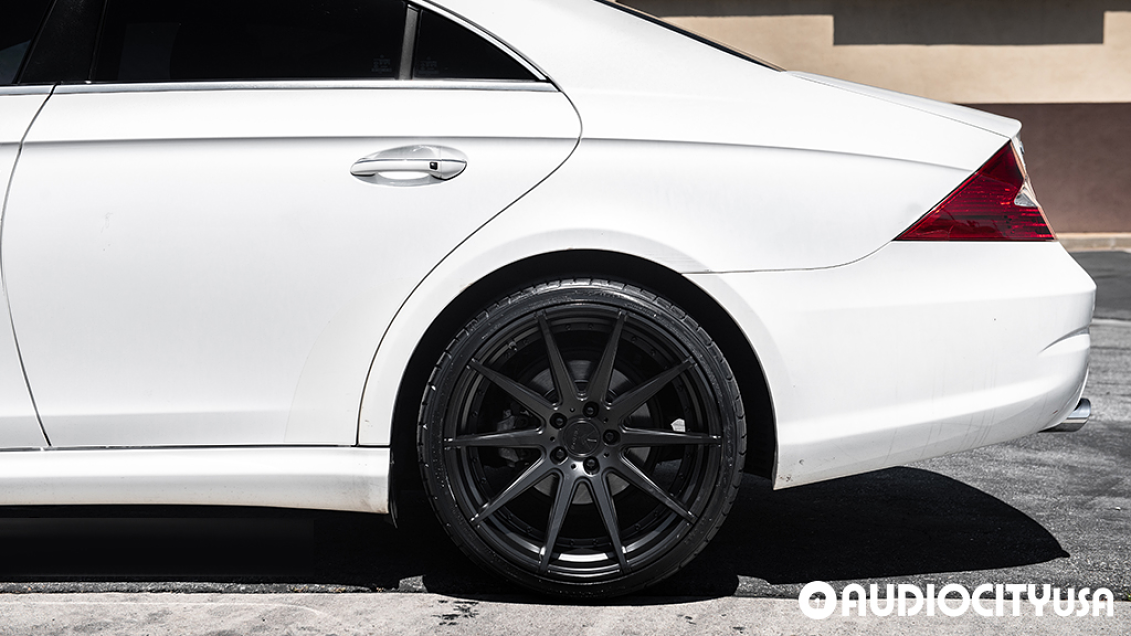 2008 Mercedes-Benz CLS-Class on 20" Verde Wheels V20 Insignia Satin ...