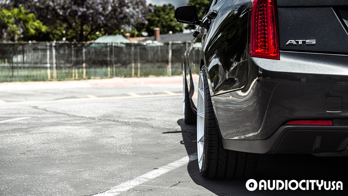 2015 Cadillac ATS on 20" Vertini Wheels RFS1.3 Brushed Silver | Gallery ...