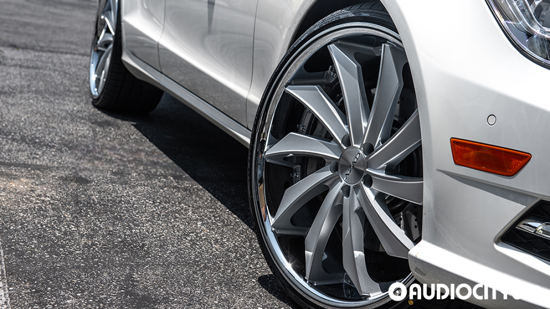 2014 Mercedes-Benz CLS-Class on 22" Azad Wheels AZ911 Brushed Face with ...