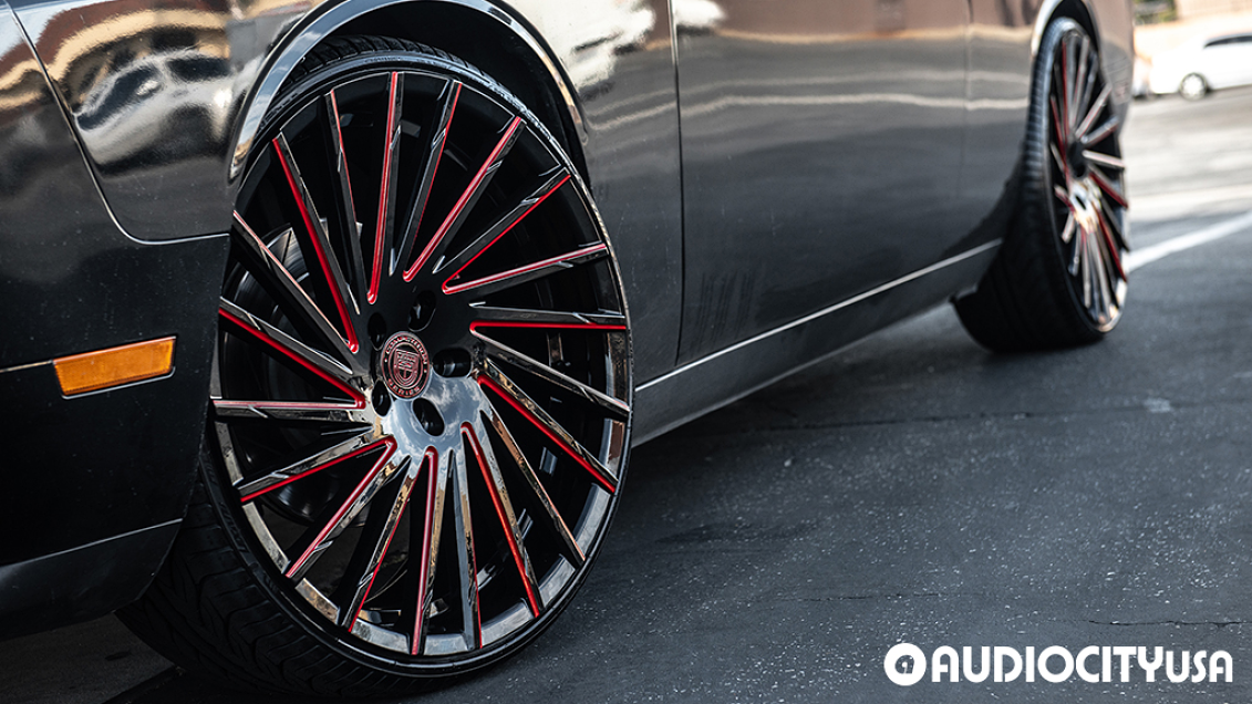 2010 Dodge Challenger SRT on 24" Lexani Wheels Wraith Custom Finish ...