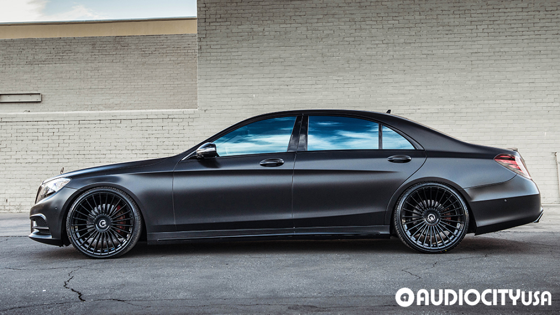 2017 Mercedes-Benz S-Class on 22" Road Force Wheels RF22 Gloss Black ...