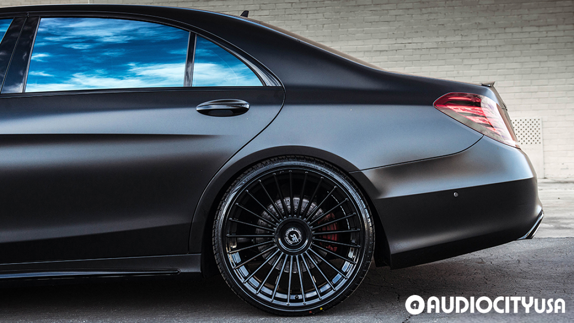 2017 Mercedes-Benz S-Class on 22" Road Force Wheels RF22 Gloss Black ...