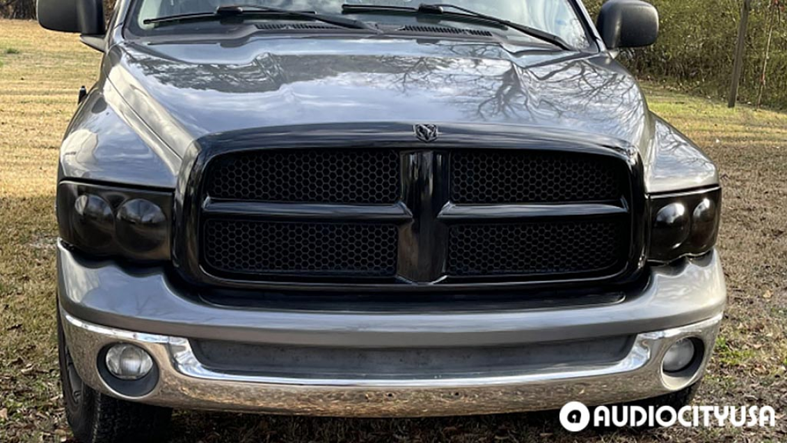 2003 Dodge RAM 1500 on 22" Strada Wheels Perfetto Gloss Black Machined ...