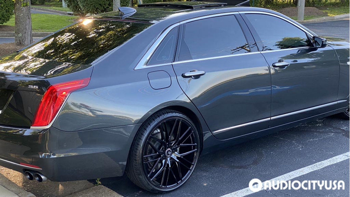 2016 Cadillac CT6 on 22" Road Force Wheels RF13 Gloss Black | Gallery ...