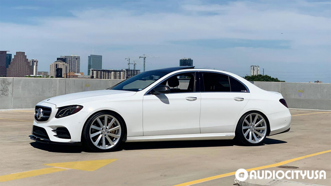 2017 Mercedes-Benz E-Class on 20" Koko Kuture Wheels Kapan Silver ...