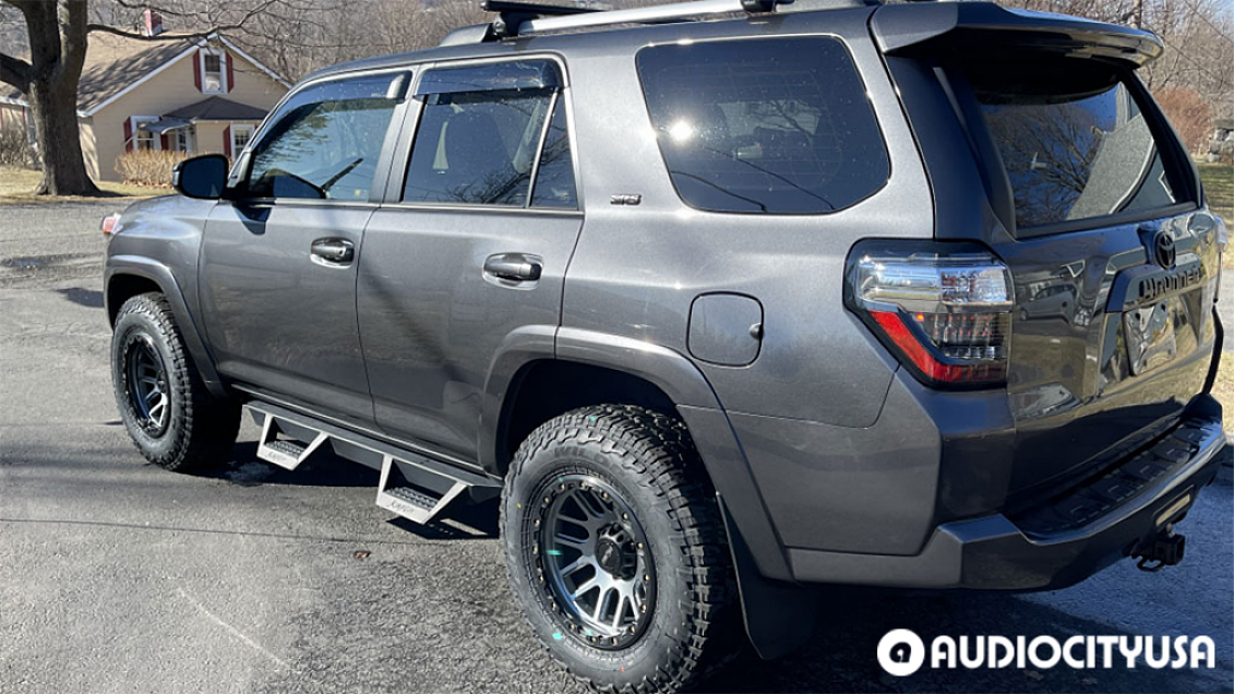 2020 Toyota 4Runner on 17" Vision off-road Wheels 111 Nemesis Gunmetal ...