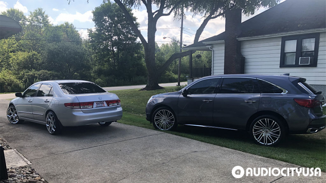 2003 Honda Accord on 22" MKW Wheels M121 Chrome | Gallery | AudioCityUSA