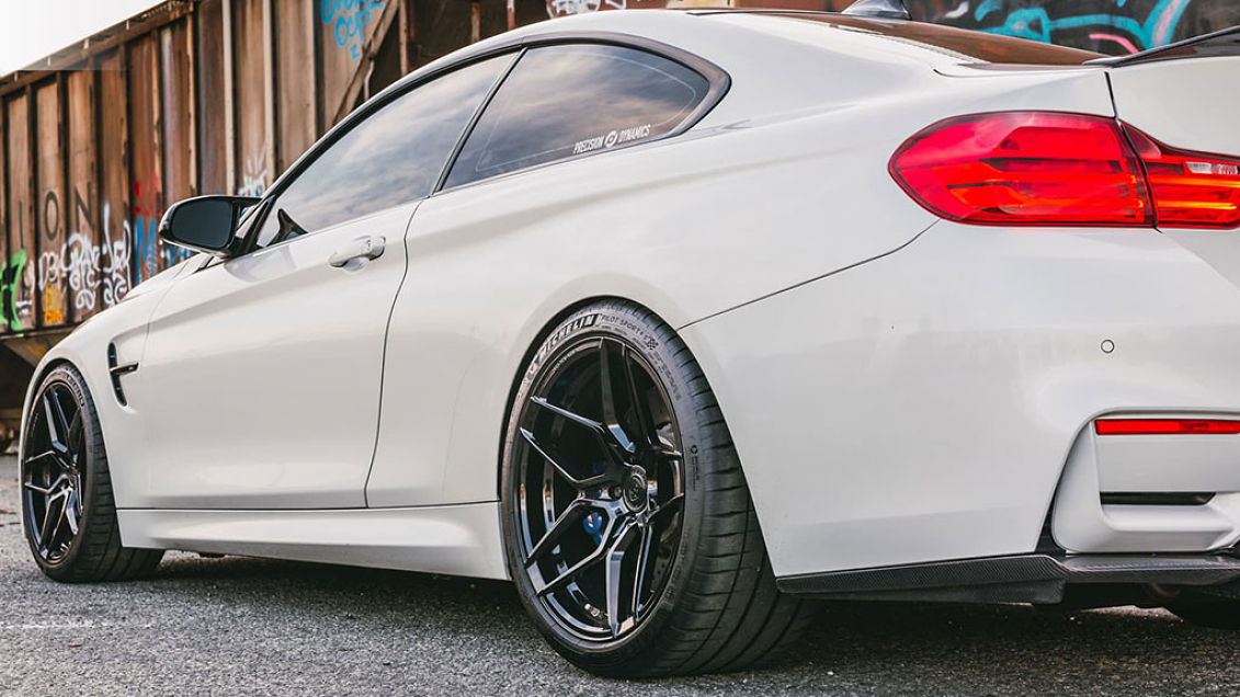 2017 BMW M4 on 19" Rohana Wheels RFX11 Gloss Black | Gallery | AudioCityUSA