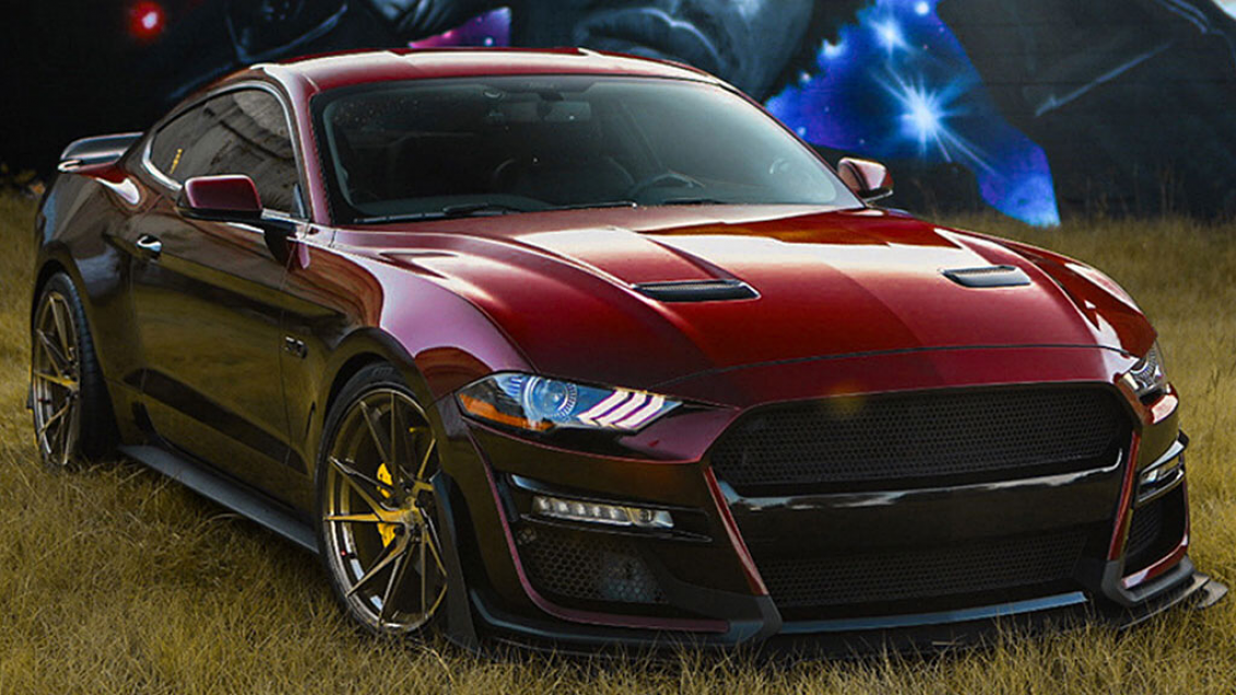 2020 Ford Mustang GT on 20" Vertini Wheels RFS1.9 Brushed Dual Bronze ...