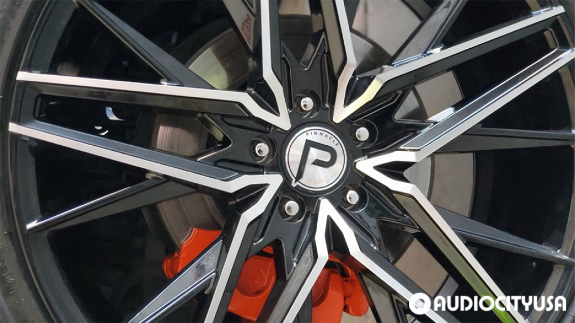 2009 Toyota Venza on 22" Pinnacle Wheels P106 Stellar Gloss Black ...