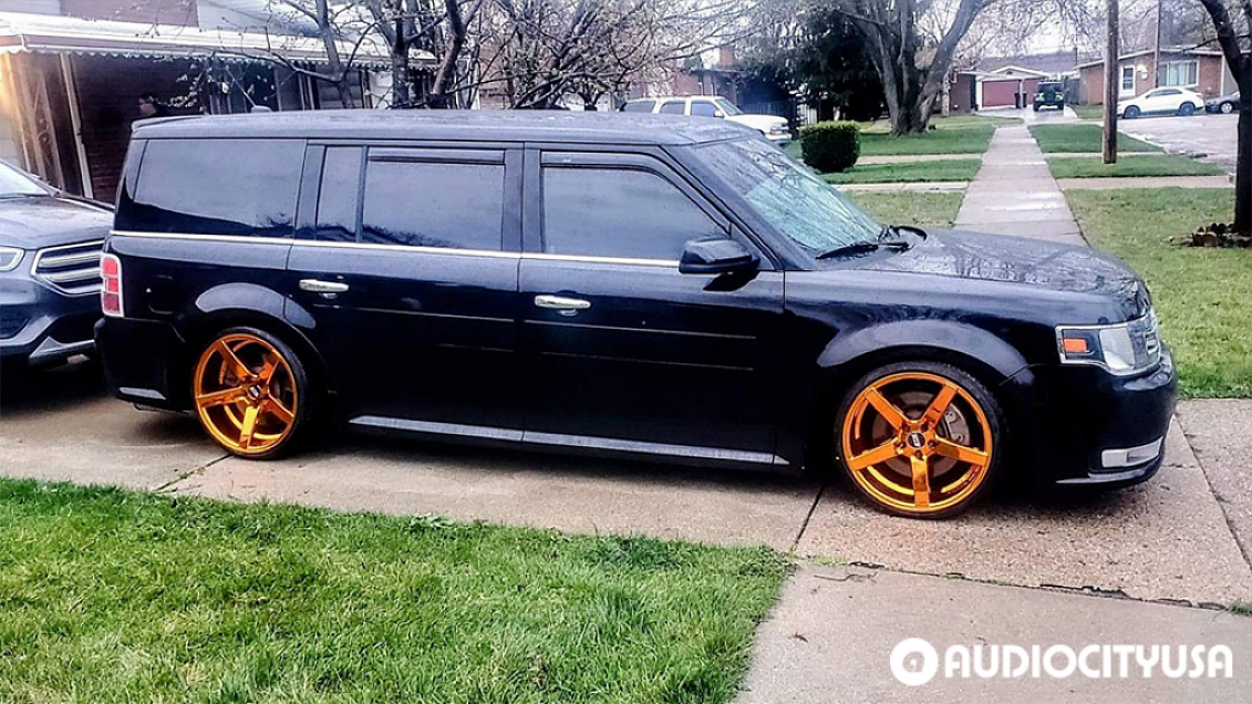 2016 Ford Flex on 20" STR Wheels 607 Candy Copper | Gallery | AudioCityUSA