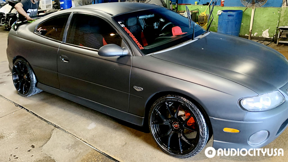2004 Pontiac GTO on 19" Curva Wheels C42 Black | Gallery | AudioCityUSA