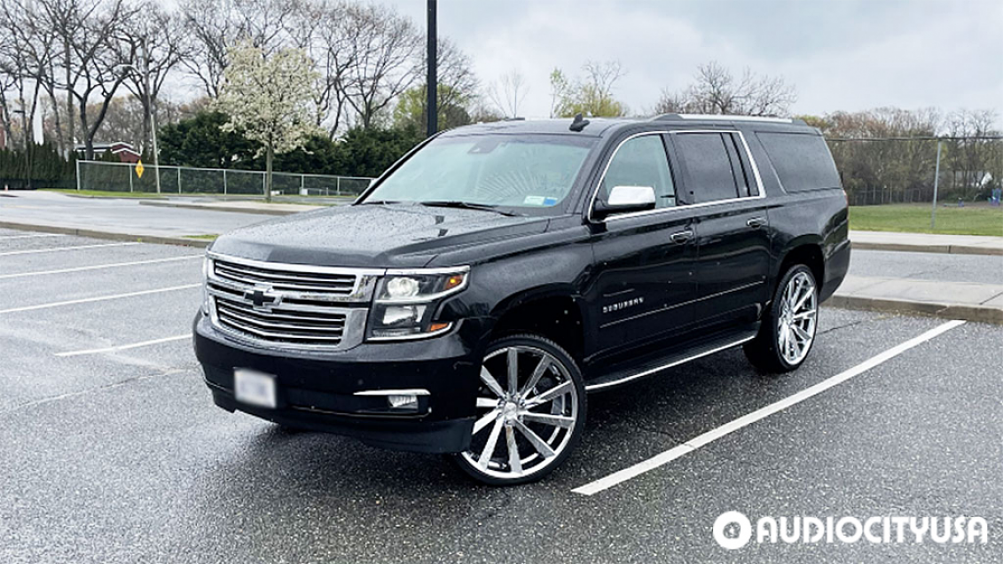 2017 Chevrolet Suburban on 26" Koko Kuture Wheels Kapan Chrome ...