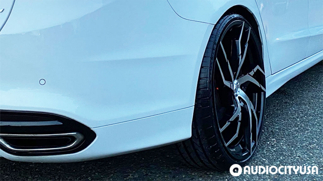 2014 Ford Fusion on 22" Lexani Wheels Alpha Gloss Black and Machine ...