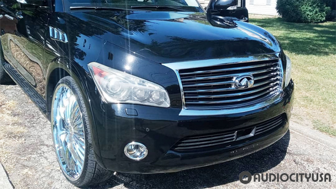 2012 Infiniti QX56 on 28" Velocity Wheels VW11 Chrome | Gallery ...
