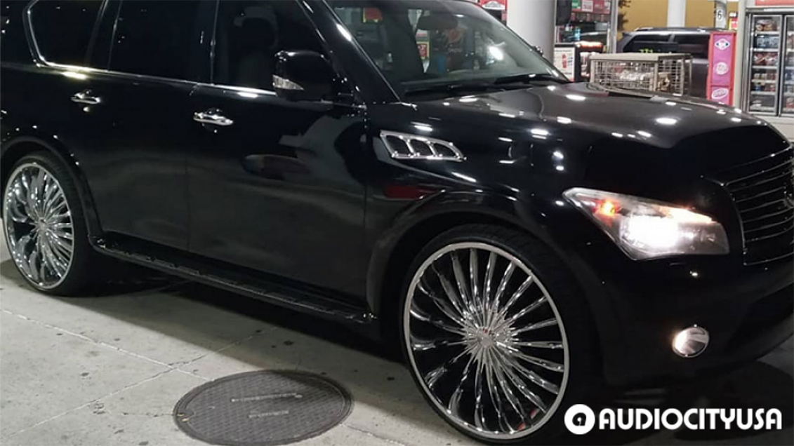 2012 Infiniti QX56 on 28" Velocity Wheels VW11 Chrome | Gallery ...