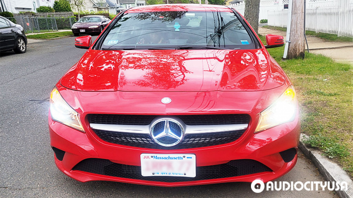 2015 Mercedes-Benz CLA-Class on 19" EMR Wheels EM2 Silver Machined with ...
