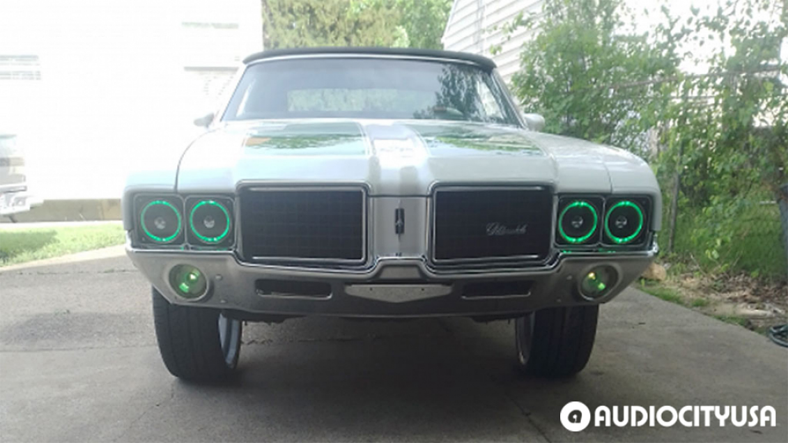 1972 Oldsmobile Cutlass Azad AZ99 24 inch Wheels | Gallery | AudioCityUSA