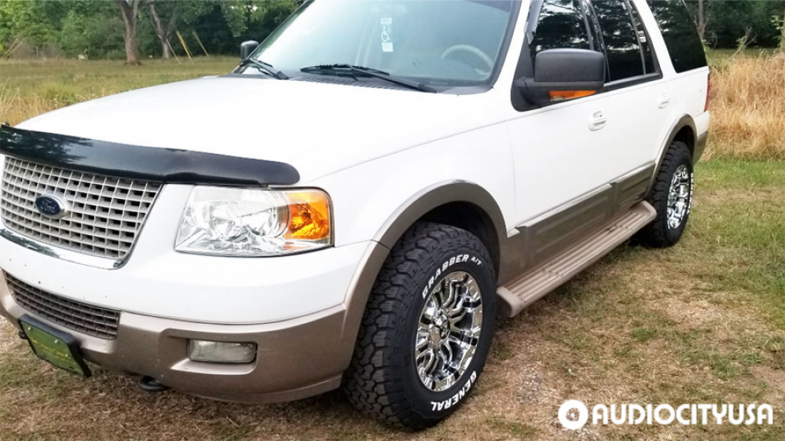 2004 Ford Expedition on 17" RBP Wheels 94R Chrome with Black Inserts ...