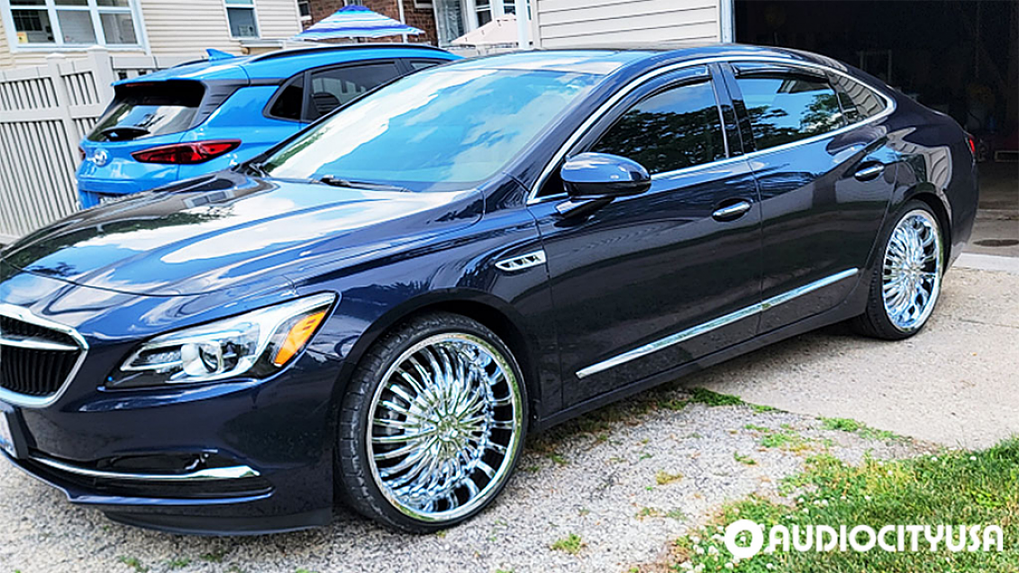 2017 Buick LaCrosse on 22" Strada Wheels Spina Chrome | Gallery ...