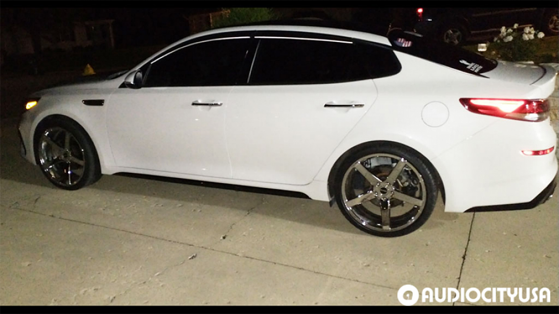 2019 KIA Optima on 20" Strada Wheels Perfetto Chrome | Gallery ...