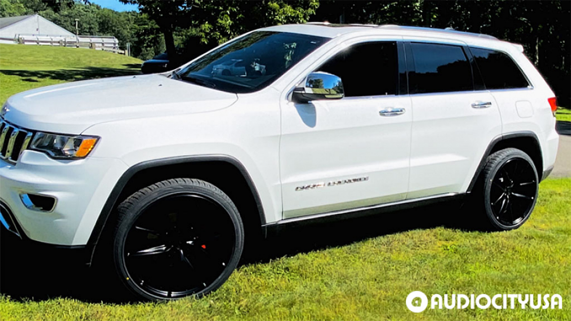 2019 Jeep Cherokee on 22" Niche Wheels M117 Misano Matte Black ...