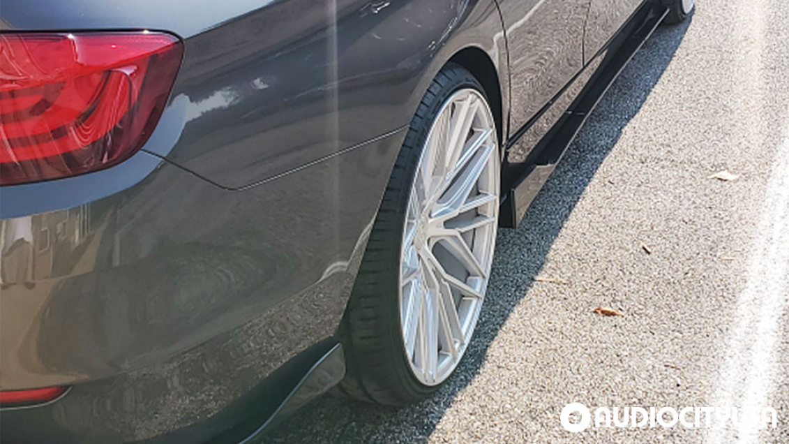 2011 BMW 5 Series on 22" Road Force Wheels RF13 Silver Machined ...