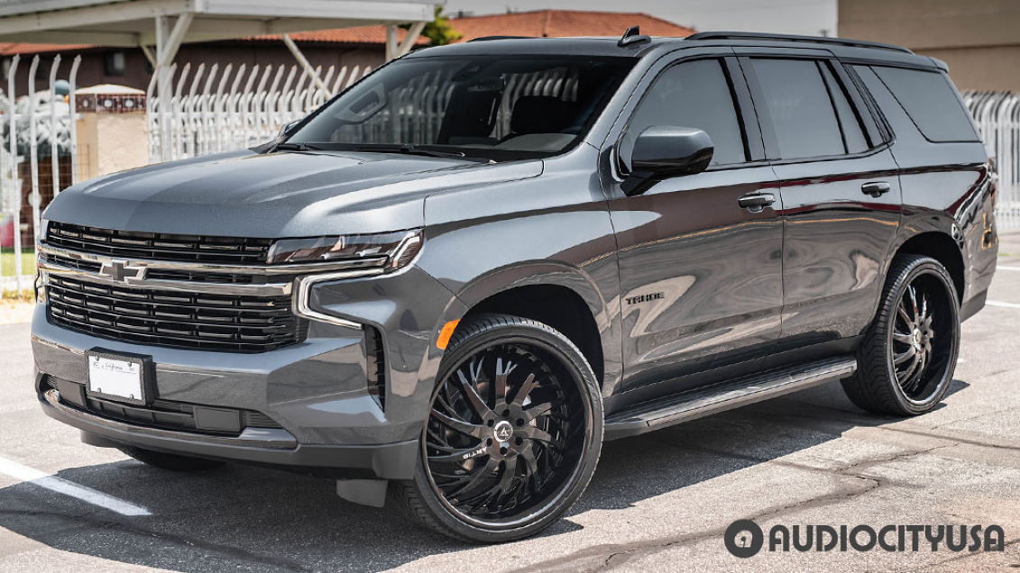 2021 Chevrolet Tahoe 4WD on 26" Artis Wheels Decatur Gloss Black ...