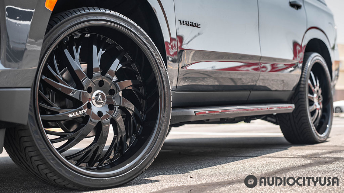 2021 Chevrolet Tahoe 4WD on 26" Artis Wheels Decatur Gloss Black ...