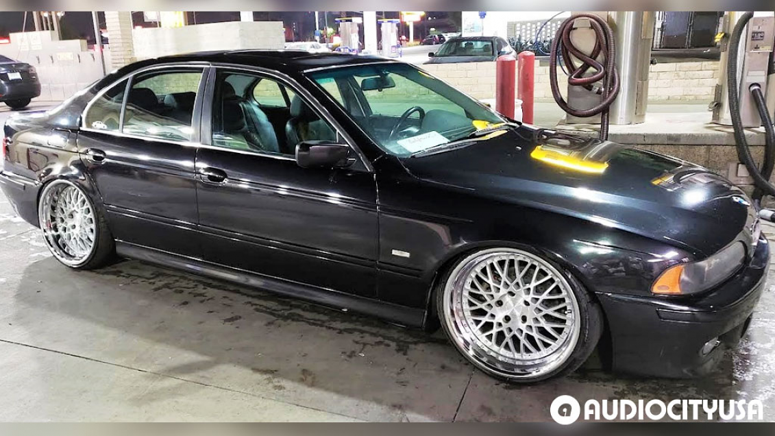 2002 BMW V90 T5 Wagon on 20" Rennen Wheels CSL 5 Silver with Chrome ...