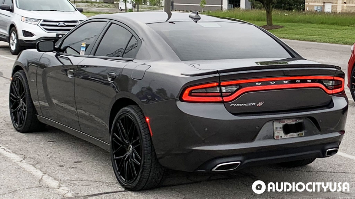 2018 Dodge Charger AWD on 22" Road Force Wheels RF13 Gloss Black ...