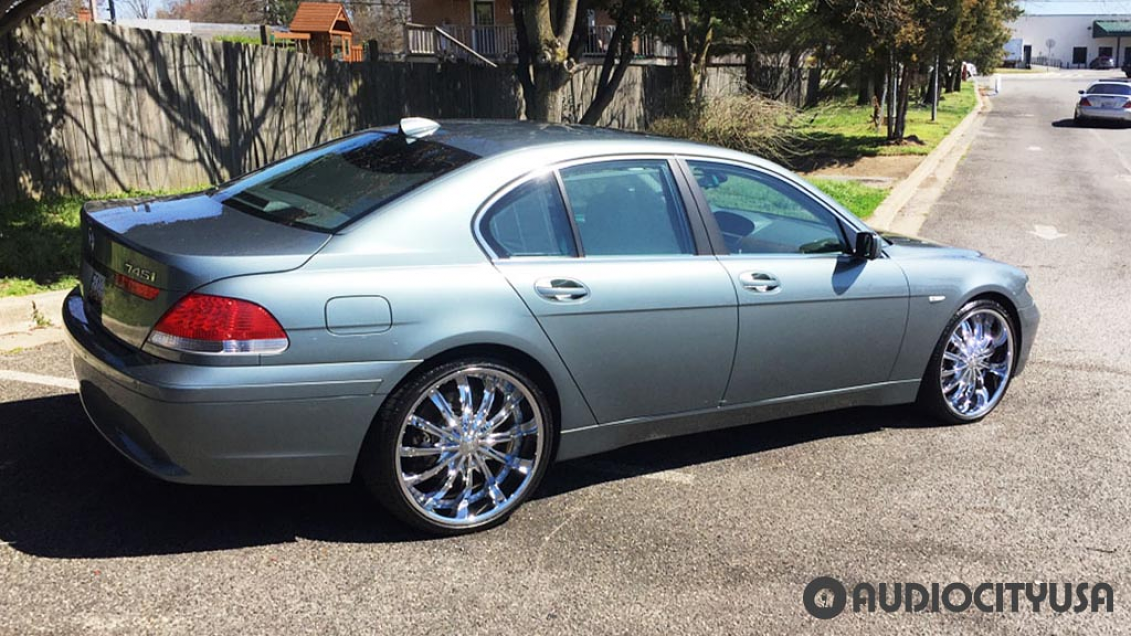 2004 BMW 7 Series on 22" Borghini Wheels B15 Chrome | Gallery ...