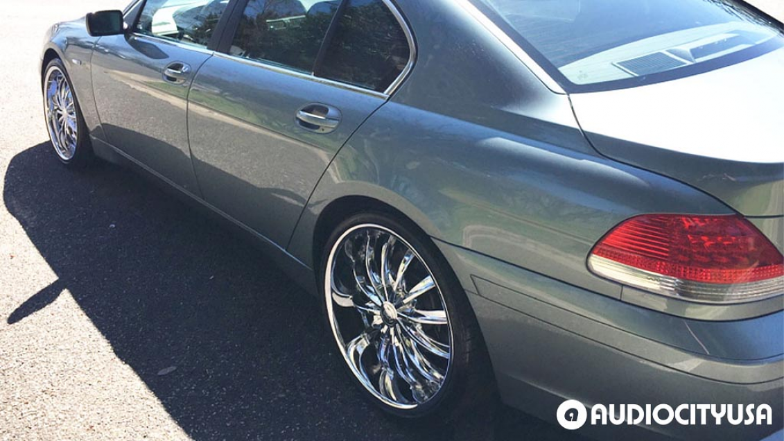 2004 BMW 7 Series on 22" Borghini Wheels B15 Chrome | Gallery ...