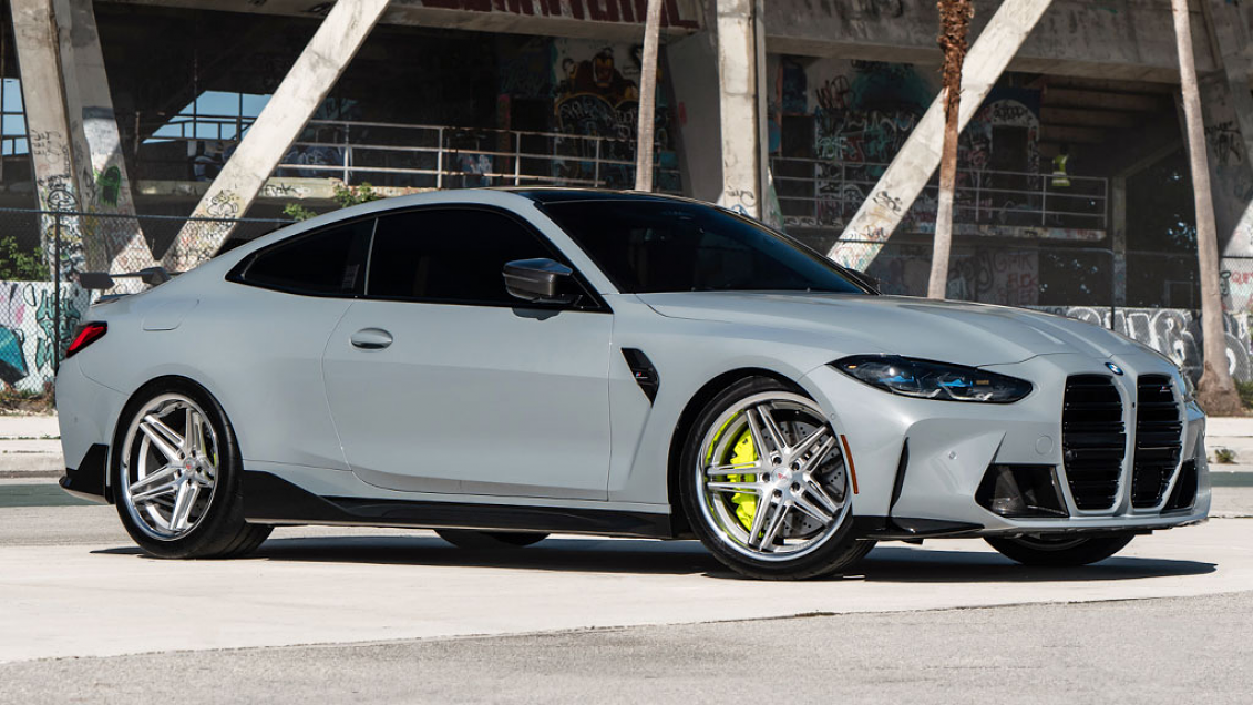 2021 BMW M4 on 20" Ferrada Wheels CM1 Silver Machined | Gallery ...