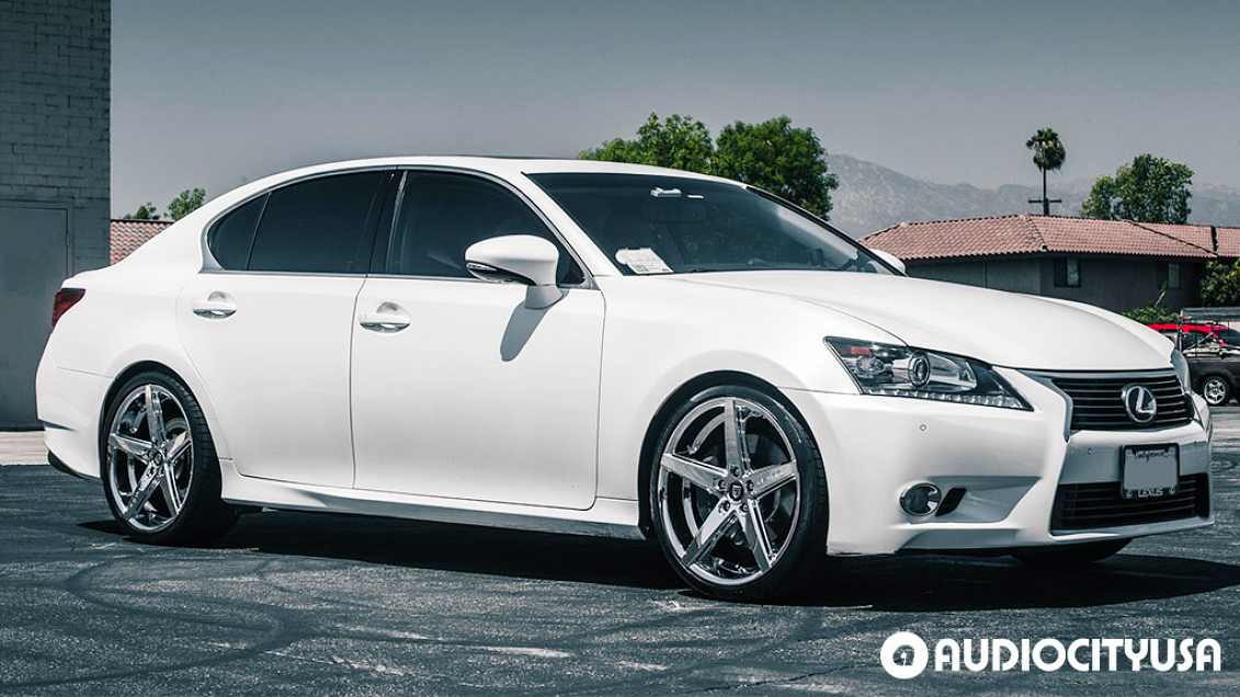 2018 Lexus GS 350 on 20" Lexani Wheels R-Four Chrome | Gallery ...