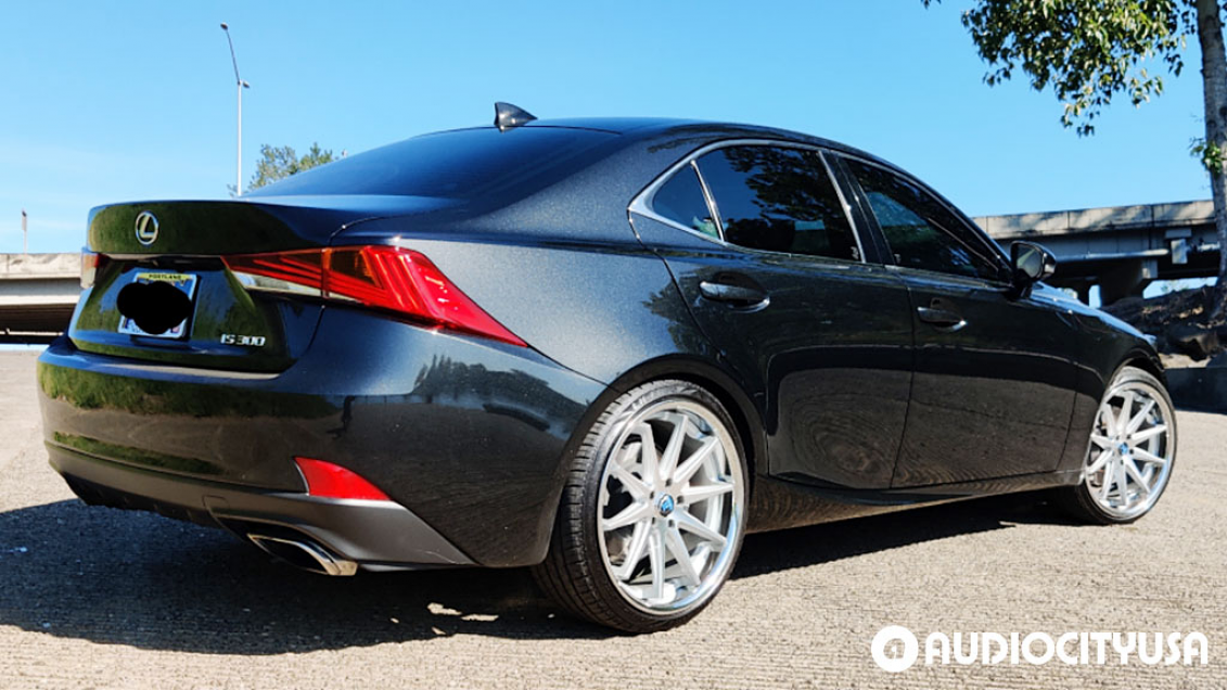 2019 Lexus IS Series on 20" Rohana Wheels RC10 Machined Silver ...