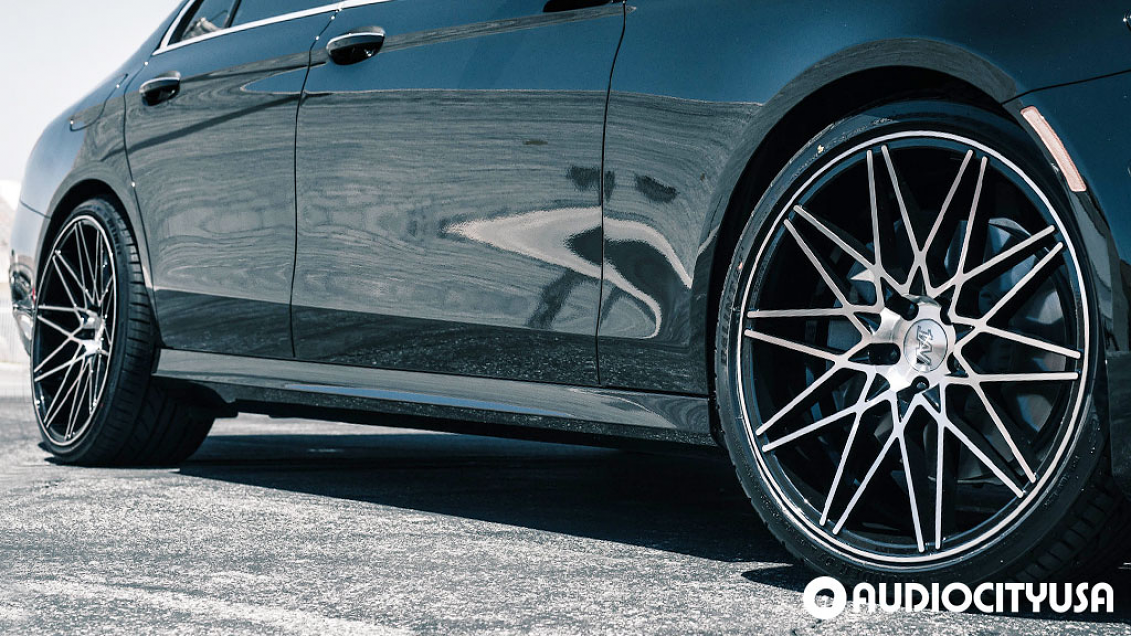 2021 Mercedes-Benz E-Class on 20" 1AV Wheels ZX4 Gloss Black Machined ...