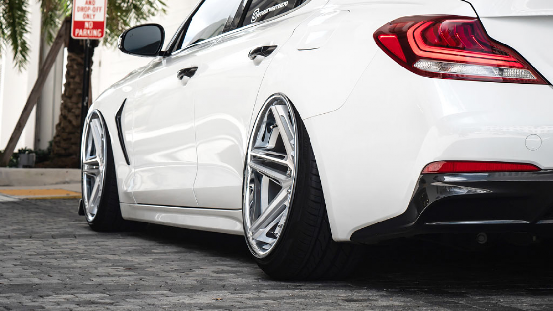 2020 Genesis G70 on 20" Ferrada Wheels CM1 Silver Machined with Chrome ...