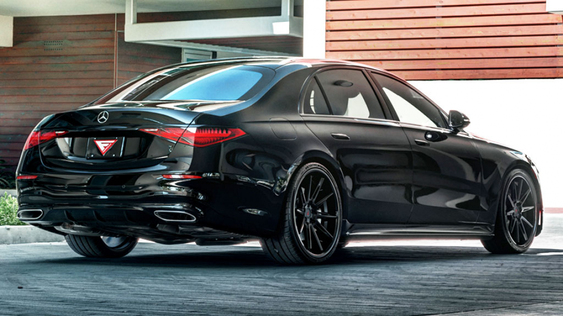 2020 Mercedes-Benz S-Class on 22" Ferrada Wheels CM2 Matte Balck with ...