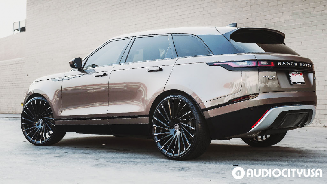 2018 Land Rover Range Rover Velar on 24" Lexani Wheels Wraith Gloss ...