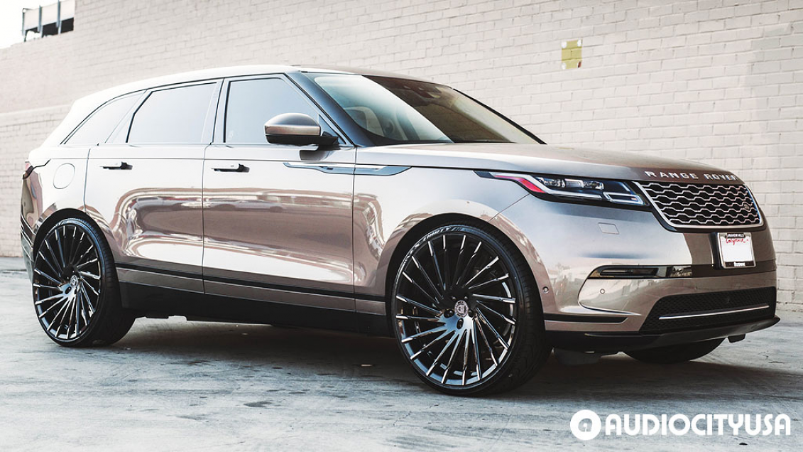 2018 Land Rover Range Rover Velar on 24" Lexani Wheels Wraith Gloss ...