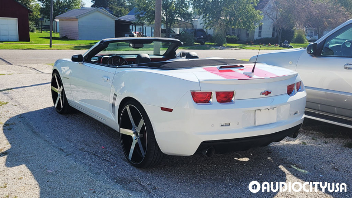 2011 Chevrolet Camaro on 24" Strada Wheels Perfetto Gloss Black ...