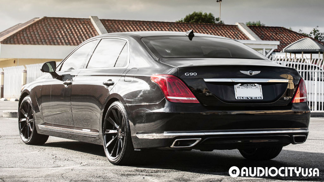 2020 Genesis G90 on 20" Koko Kuture Wheels Kapan Gloss Black | Gallery ...