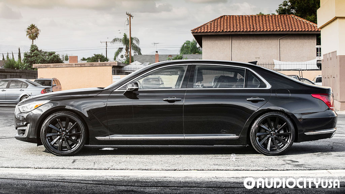 2020 Genesis G90 on 20" Koko Kuture Wheels Kapan Gloss Black | Gallery ...